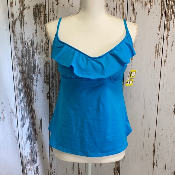 STYLUS | Swim | Stylus Turquoise Tankini Top | Poshmark